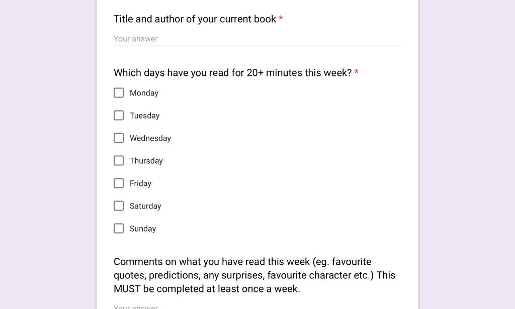 Guest Blog: On using Google Docs to track reading – The Learning Profession