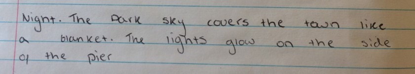 On scaffolded descriptive writing openings – The Learning Profession