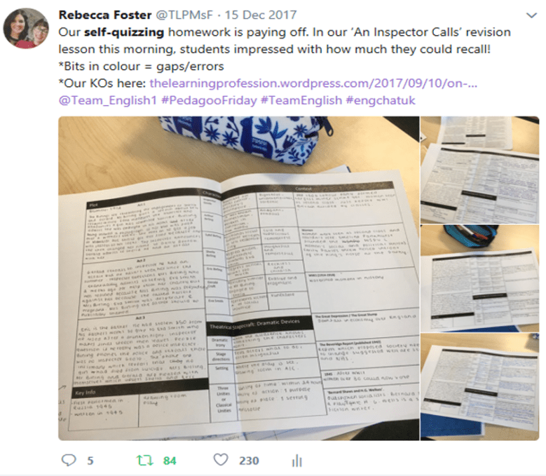 On Self-Quizzing Homework – The Learning Profession